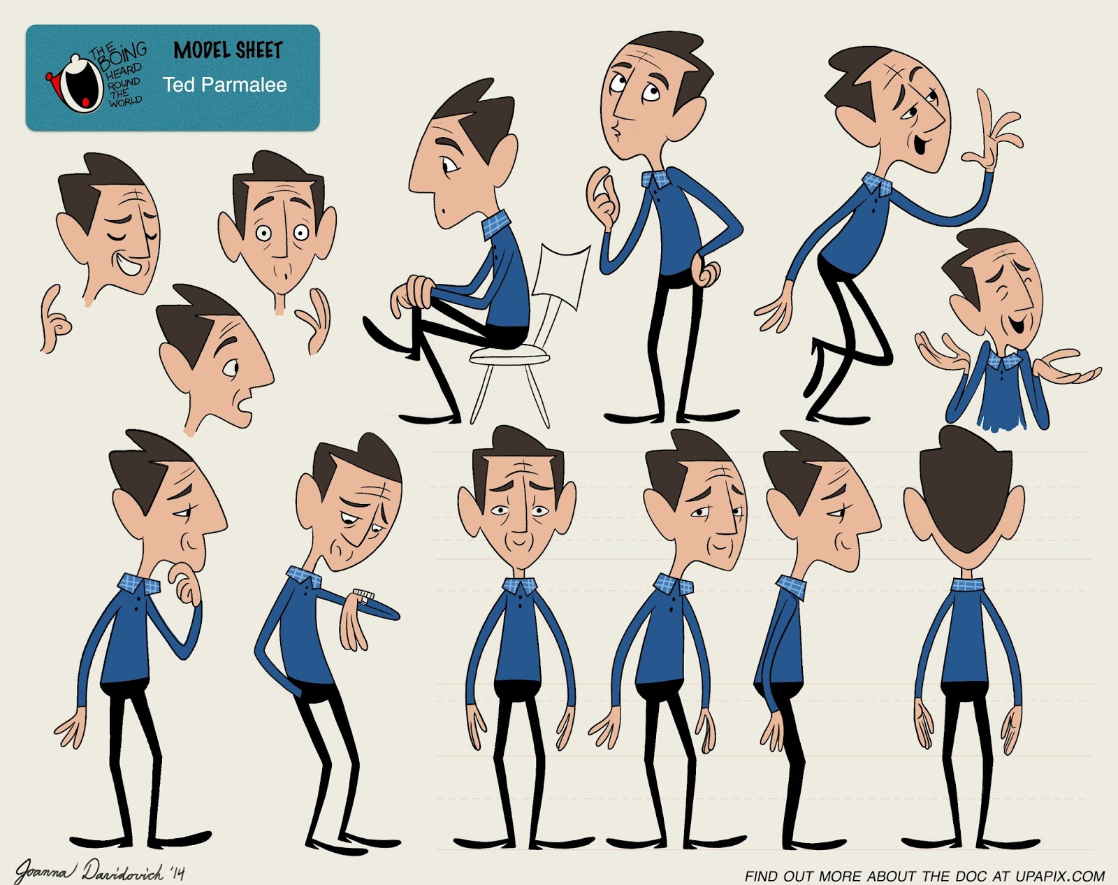 Joanna Davidovich's Art & Animation Blog: UPA Doc: Ted Parmalee and Bob ...