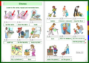 JueduLand Blog: Interactive book: Chores - Adverbs of frequency