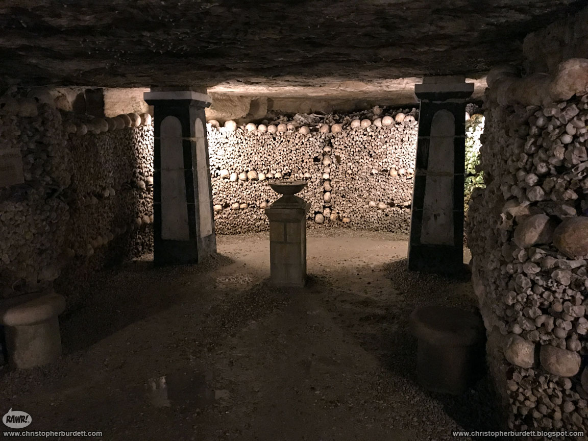 The DOODLES, DESIGNS, and aRT of CHRISTOPHER BURDETT: Catacombs of Paris