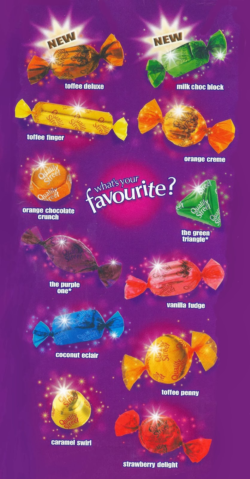 Past Print: Chocolate box menus / part two