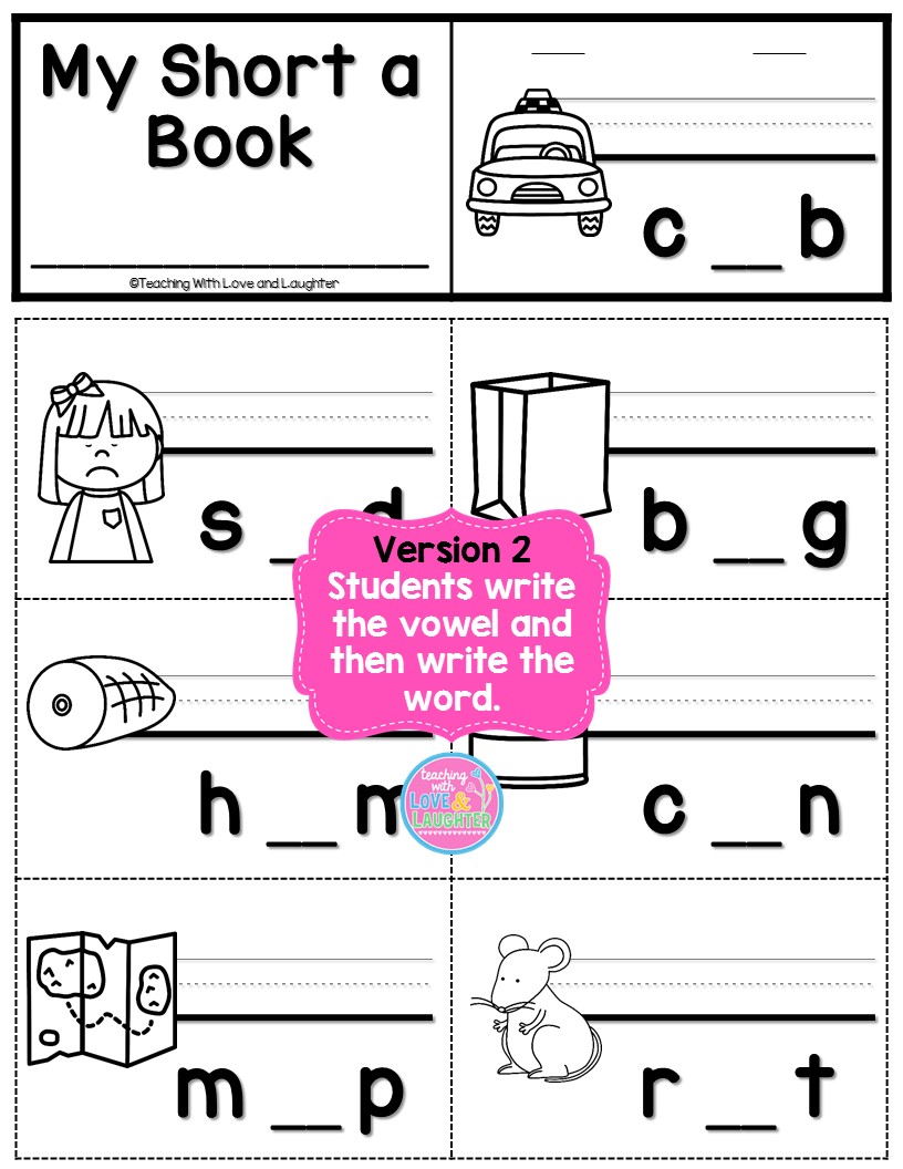 Teaching With Love and Laughter: Fun Flip Books for Short Vowels and a ...
