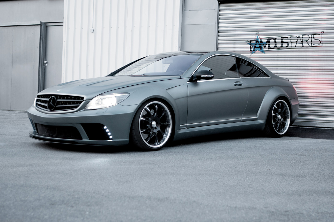 Cars GTO: Famous Parts Mercedes-Benz CL63 AMG Black Edition Wide Body