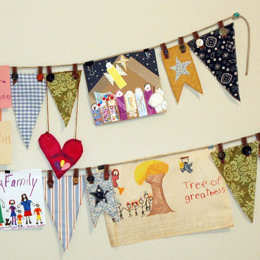 It's Written on the Wall: {Gotta See} Fun Way to Display Children's Art ...