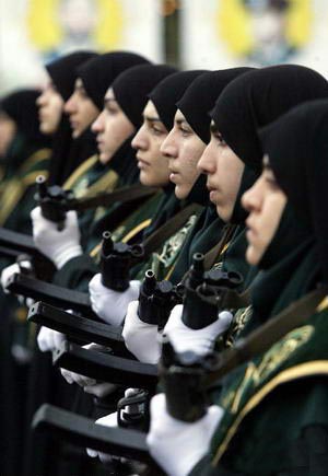 jilbab maya: iranian female army wearing hijab