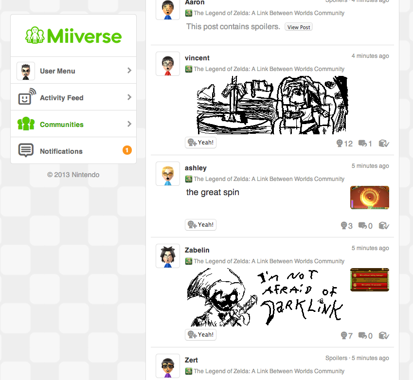 Proud 2 be Geek: MiiVerse finally on the 3DS!!
