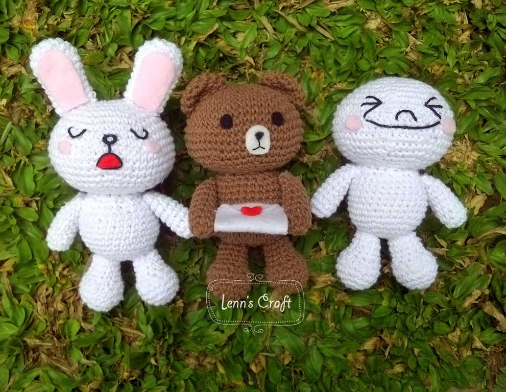 ♥ Lenn's Craft ♥ Handmade doll ♥ Amigurumi ♥ : Line doll by Lenn's Craft