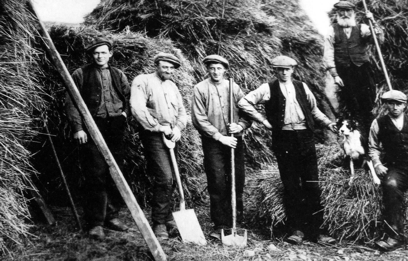 Tour Scotland: Old Photograph Farm Workers Argyll Scotland