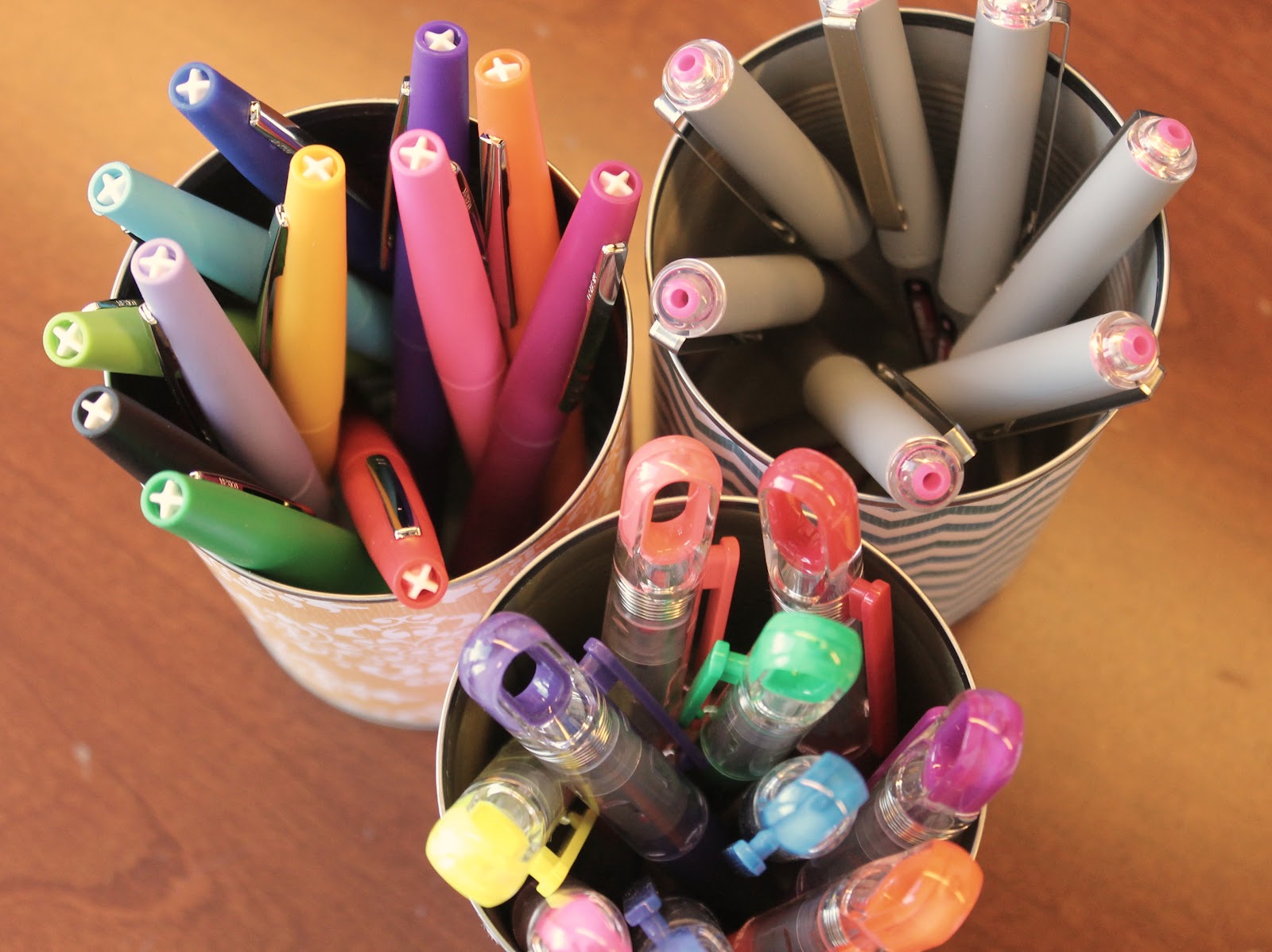 DIY Pretty Pen Pots - Carolina Charm