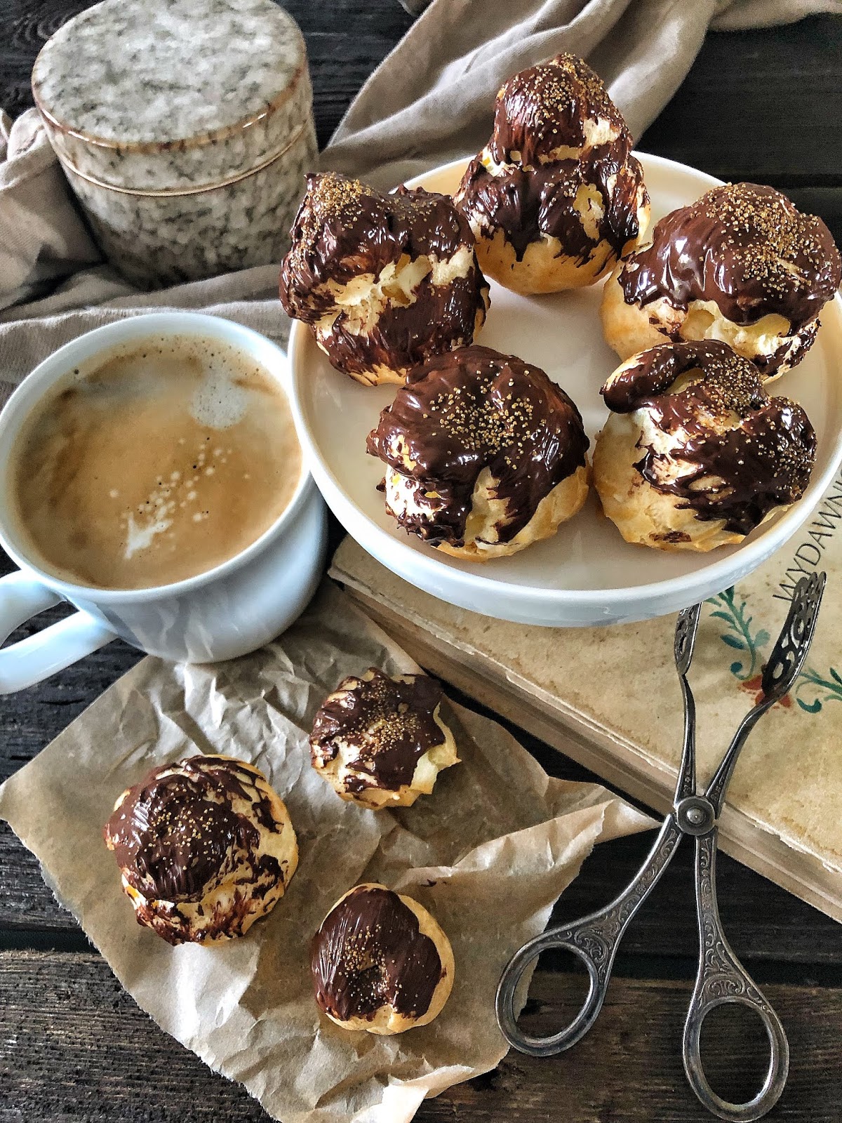 Mini ptysie z kremem waniliowym • Pysznie czy przepysznie