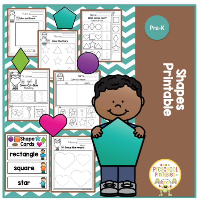 Shapes Printable ~ Preschool Printables