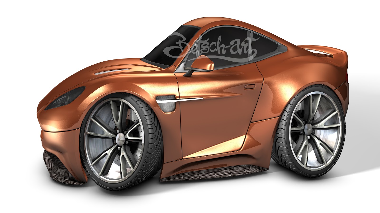 Betsch-art: Car-Toon Aston Martin Vanquish 2012