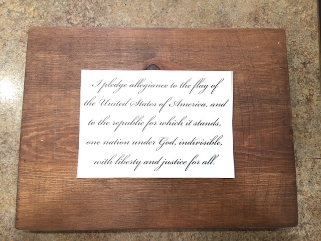 Our Gilded Abode: DIY Patriotic Wood Plaque