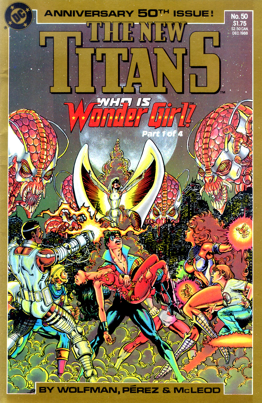 Read online The New Titans (1988) comic - Issue #50