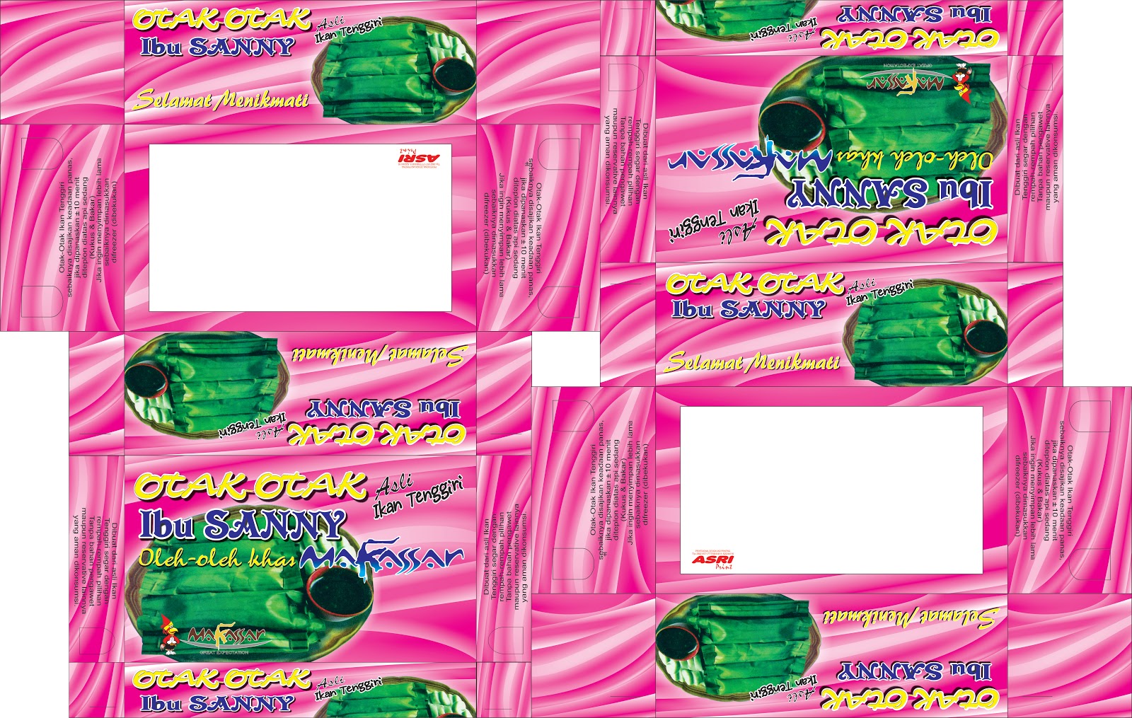 The Zaki: desain kardus snack