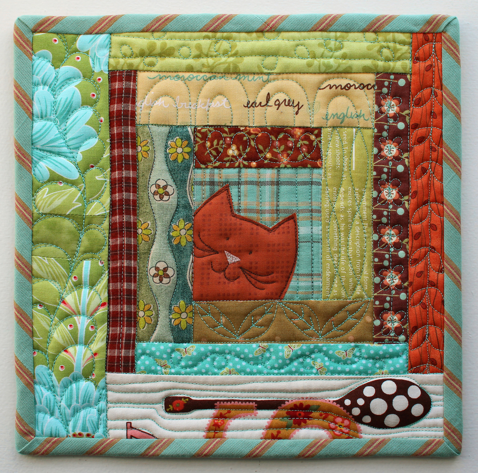 PatchworkPottery: Kitty Potholders
