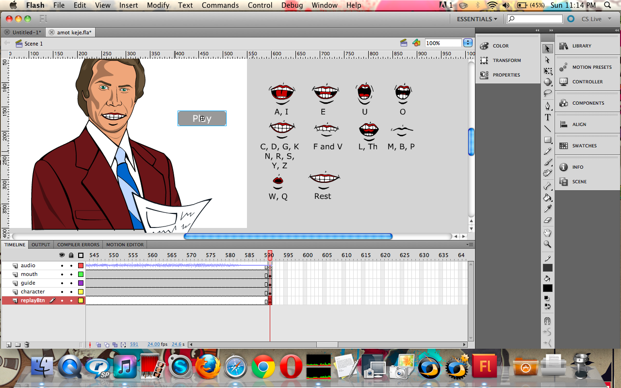 2D animation: 2D animation lip sync mouth Guide.