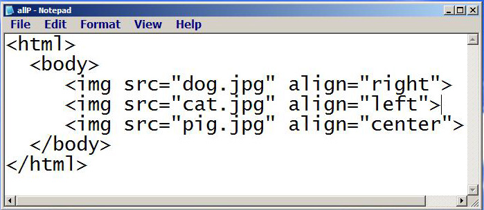 การสร้างเว็บไซต์ด้วย HTML,สอนภาษา HTML: การใส่รูปภาพ