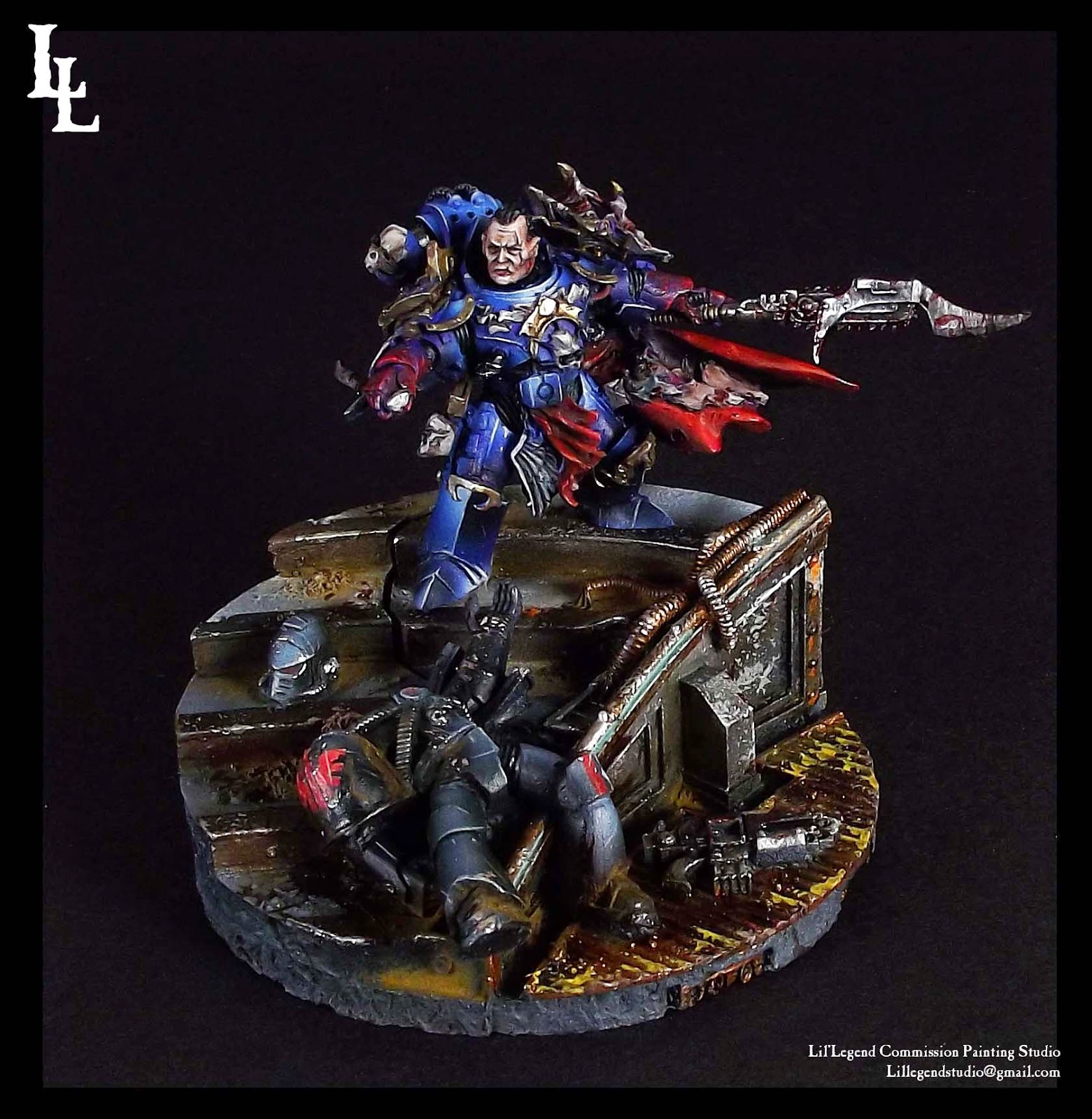 Sevatar Prince of Crows, First Captain of the Night Lords. In Midnight ...
