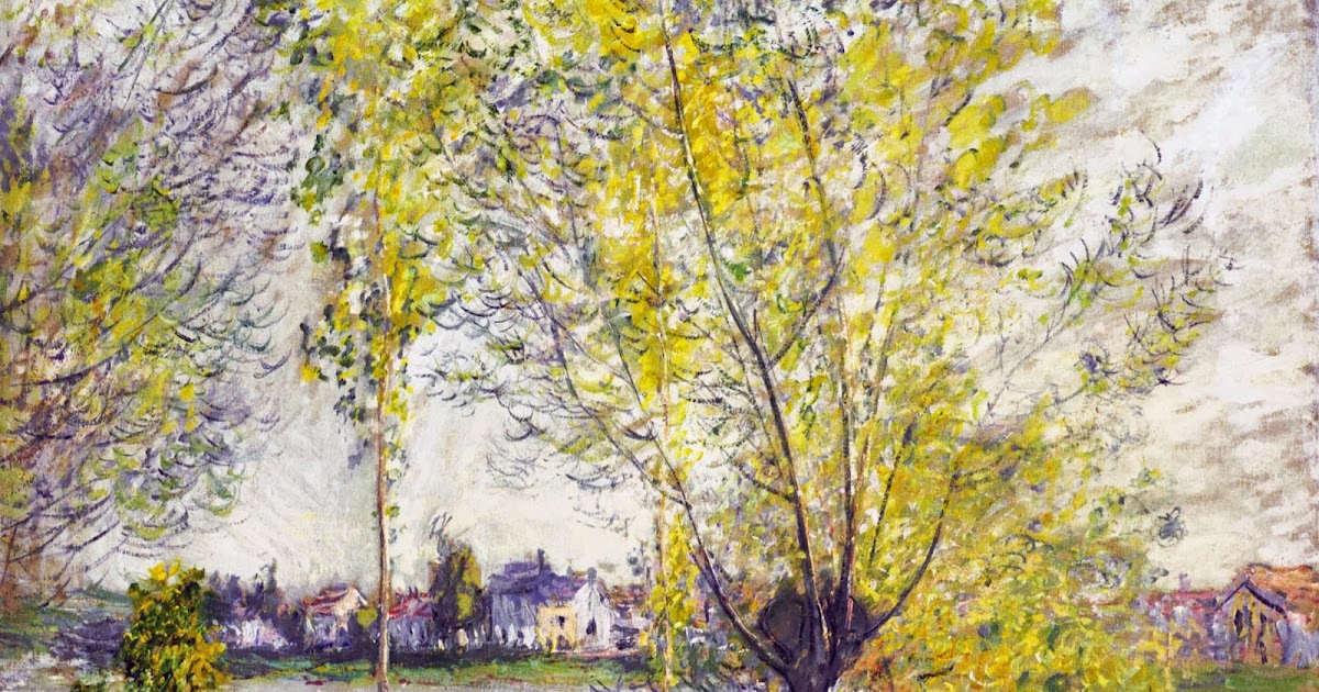 The Willows 1880 Claude Monet ~ High resolution Art photos museum ...