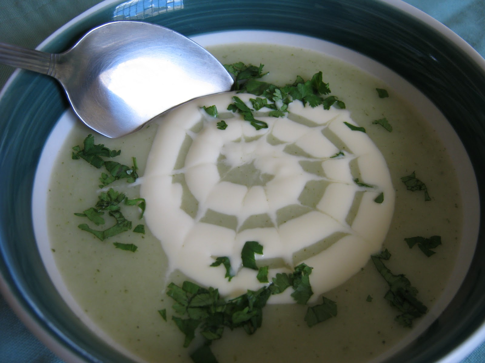 petitgraphie: Crema de verduras verdes -- Cream of green vegetables