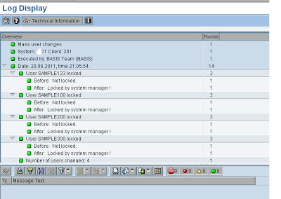 How to lock and unlock multiple users in SAP? ~ Sap Basis and Security