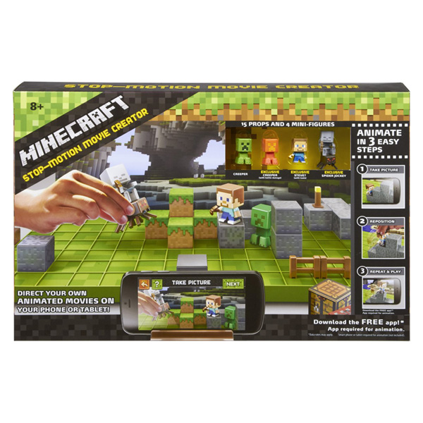Minecraft Stop Motion Creator Mini Figures Minecraft Merch