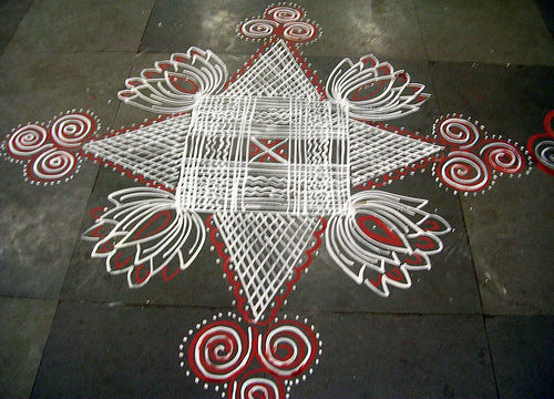 KALAS KOLANGAL: Kolam - The Traditional Floor Drawing of South India