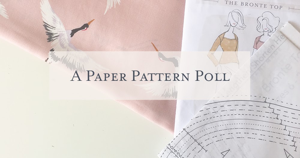 A Paper Pattern Poll | Jennifer Lauren Handmade