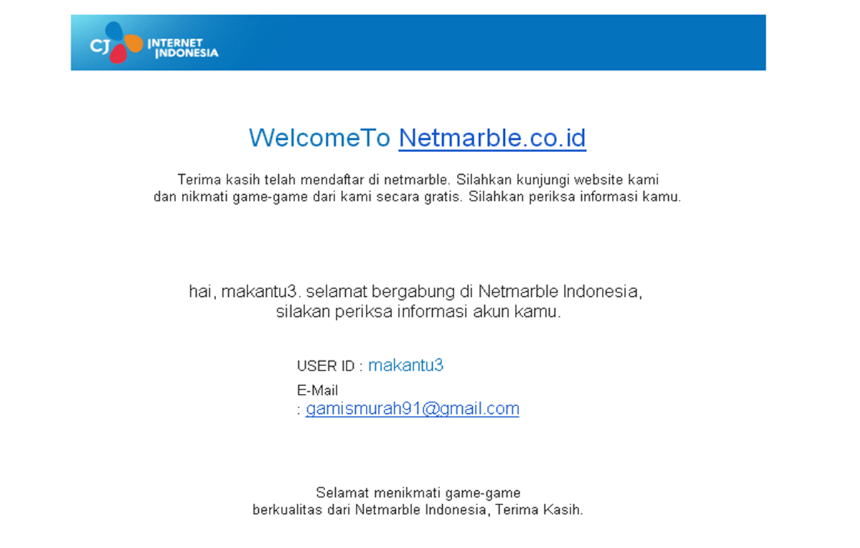 Cara Mendaftar Id di Forum Netmarble - Sarang Game Indonesia