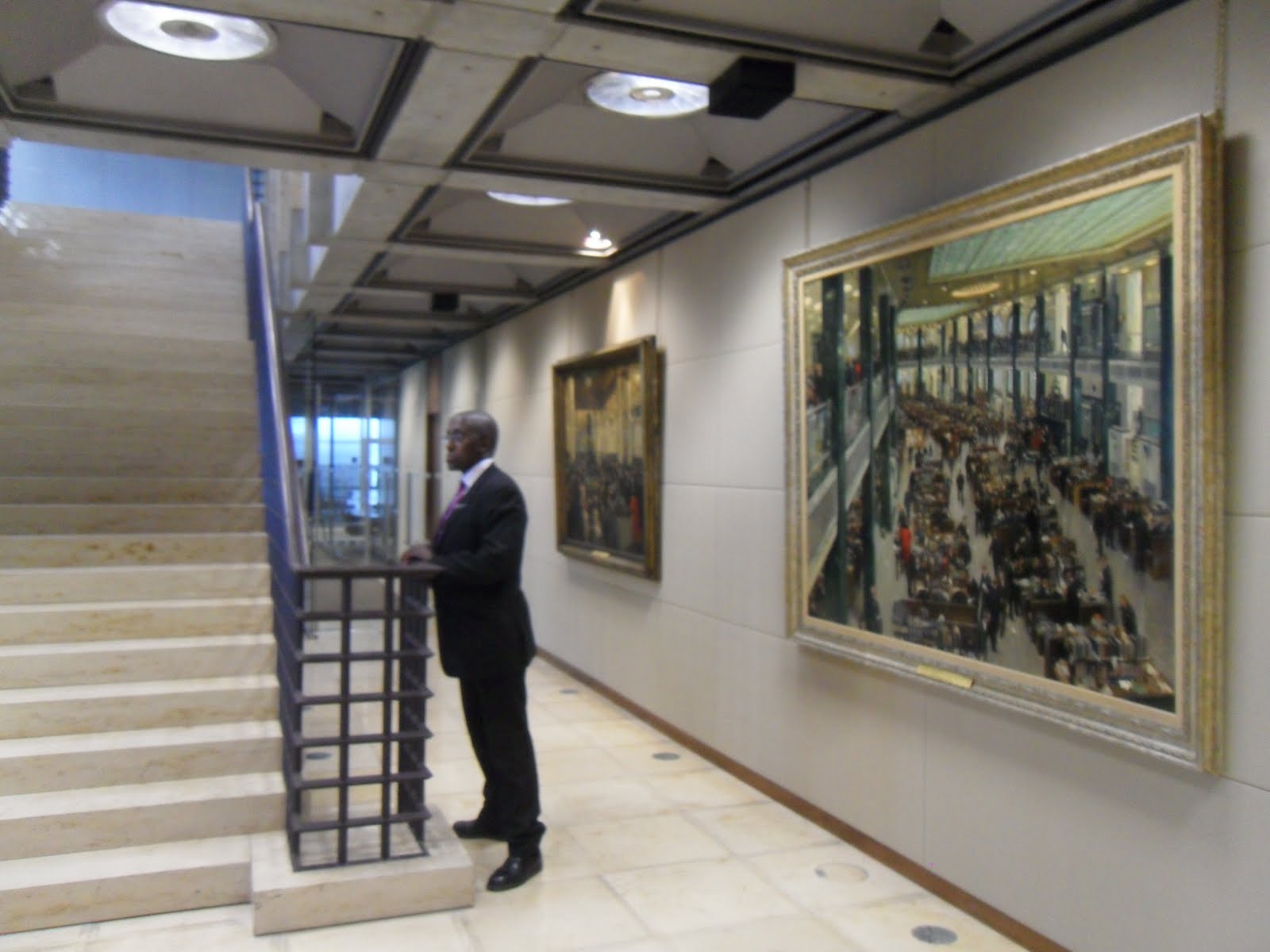 faces on posters too many choices: The Dining Room in the Oil Rig