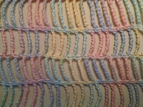 Free Pattern: Deca-stitch Lacy Cowl