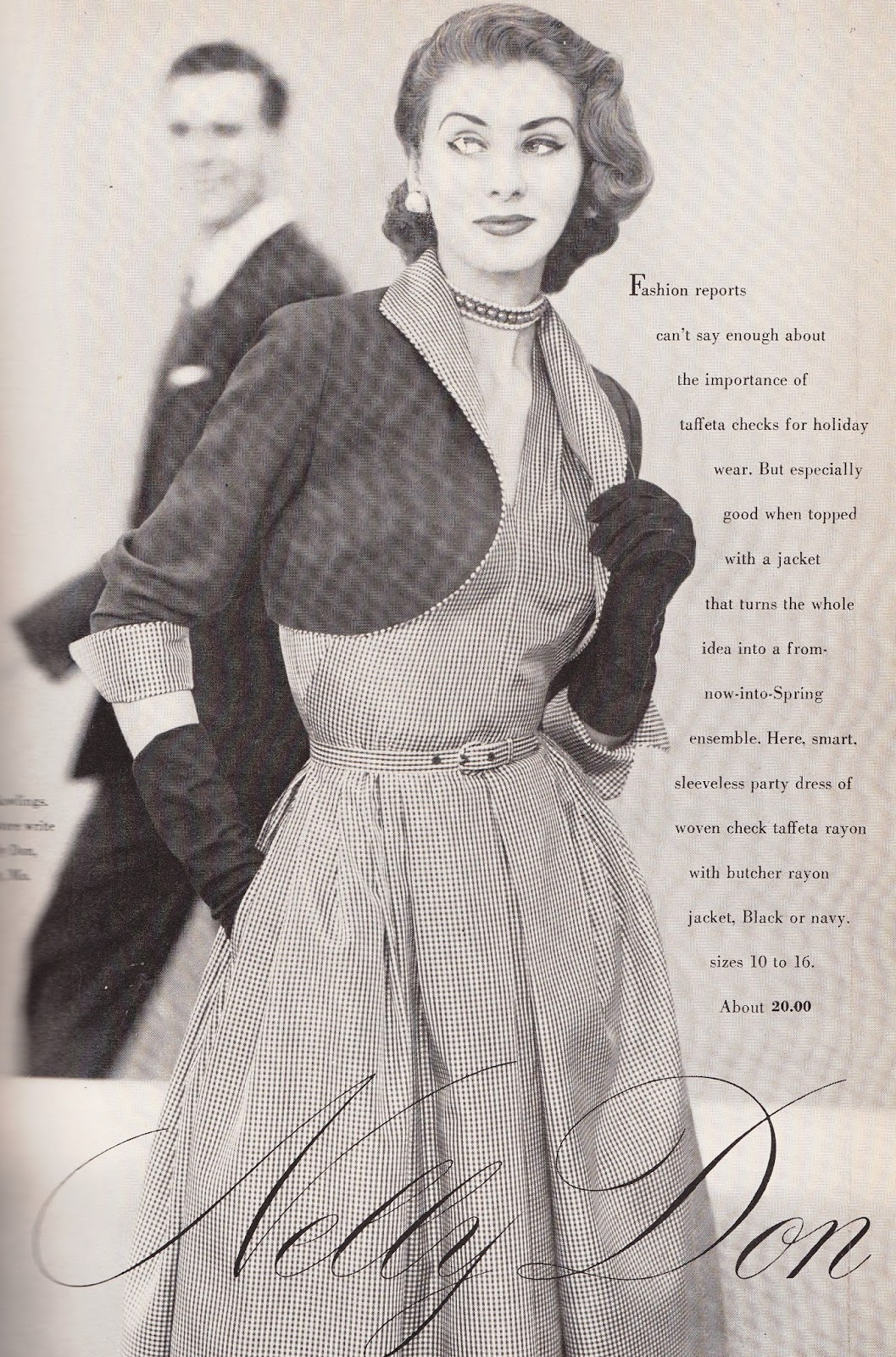 Love Fashion Love Vintage: Vintage Mademoiselle 1951 and 1952