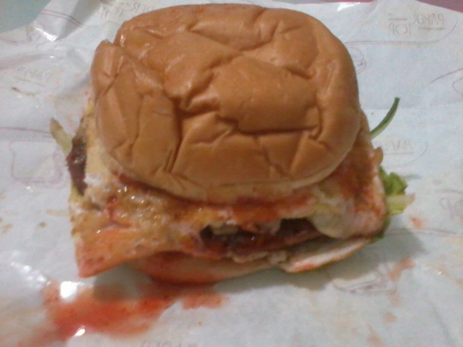 Zsarah Family: Menu orang pemalas...burger jalanan