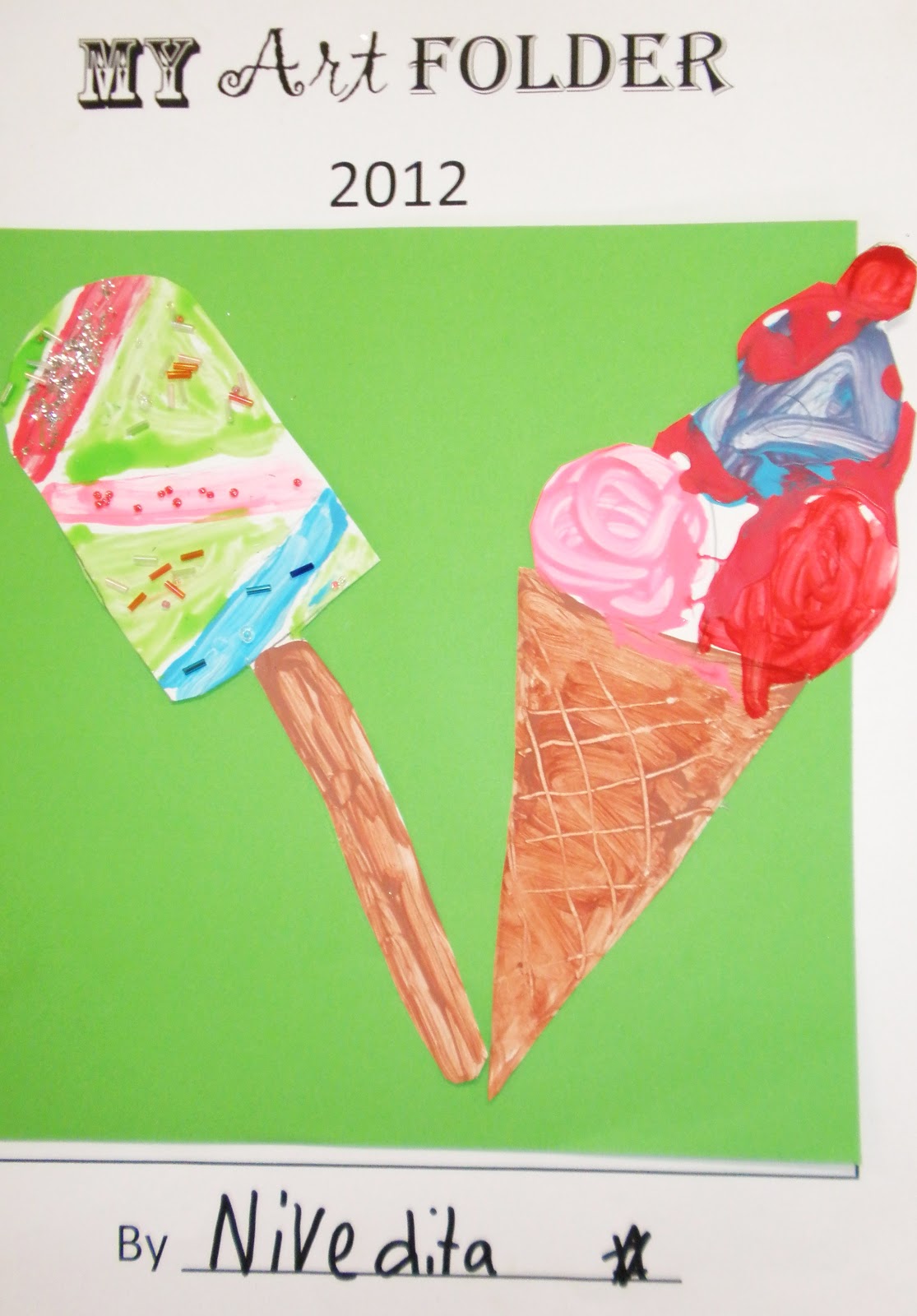 Art with Mrs Baker: Ice cream Paintings
