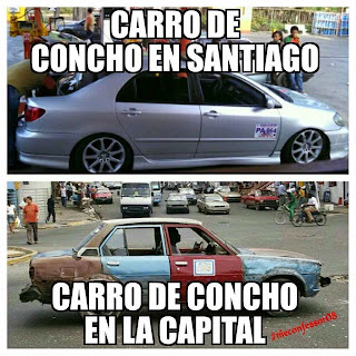 Carros Publico de Santiago Vs Carros Publico de Santo Domingo