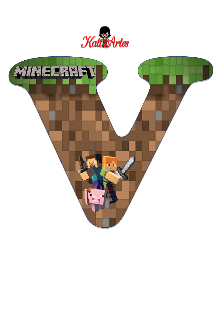 Abecedario de Minecraft. Minecraft Alphabet. - Oh my Alfabetos!