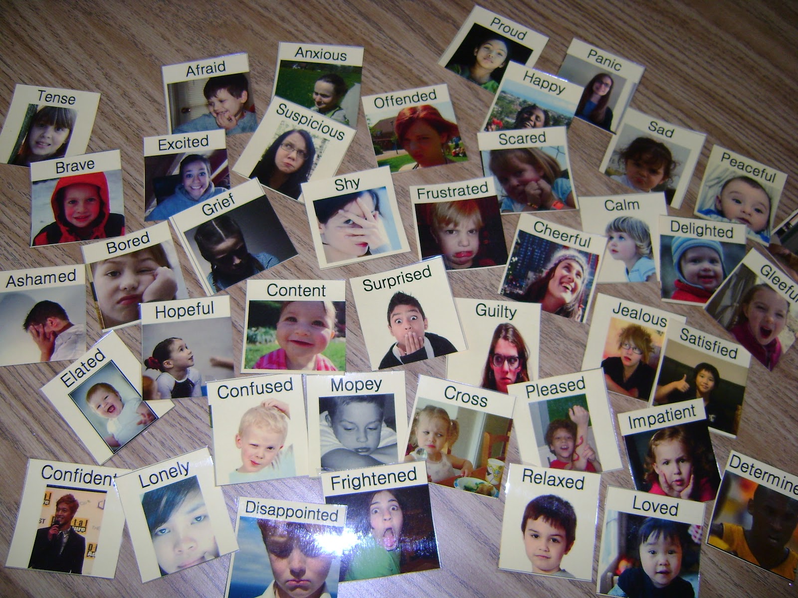 Elementary Counseling Blog: Feelings Cards for Sorting