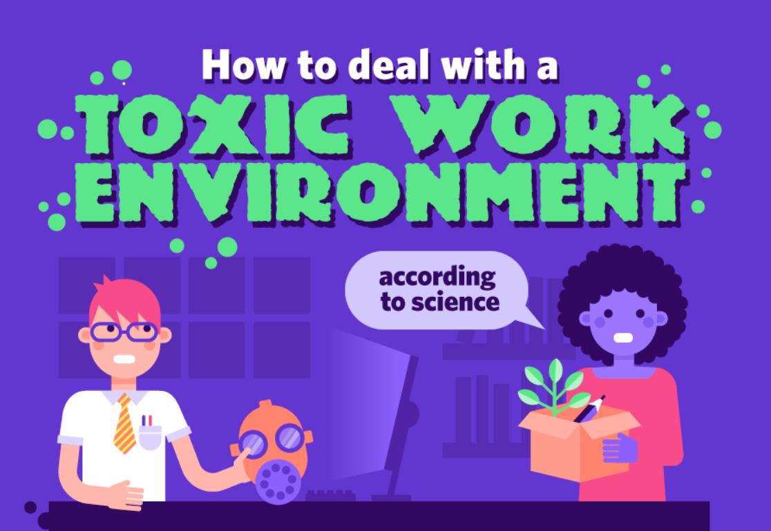 How to survive a toxic work environment (infographic)