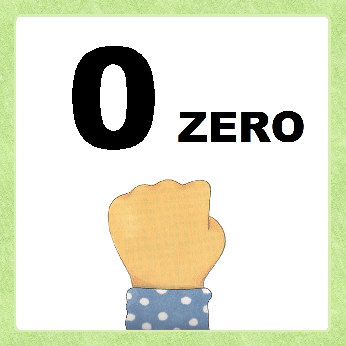 Fichas com números de 0 a 9/10