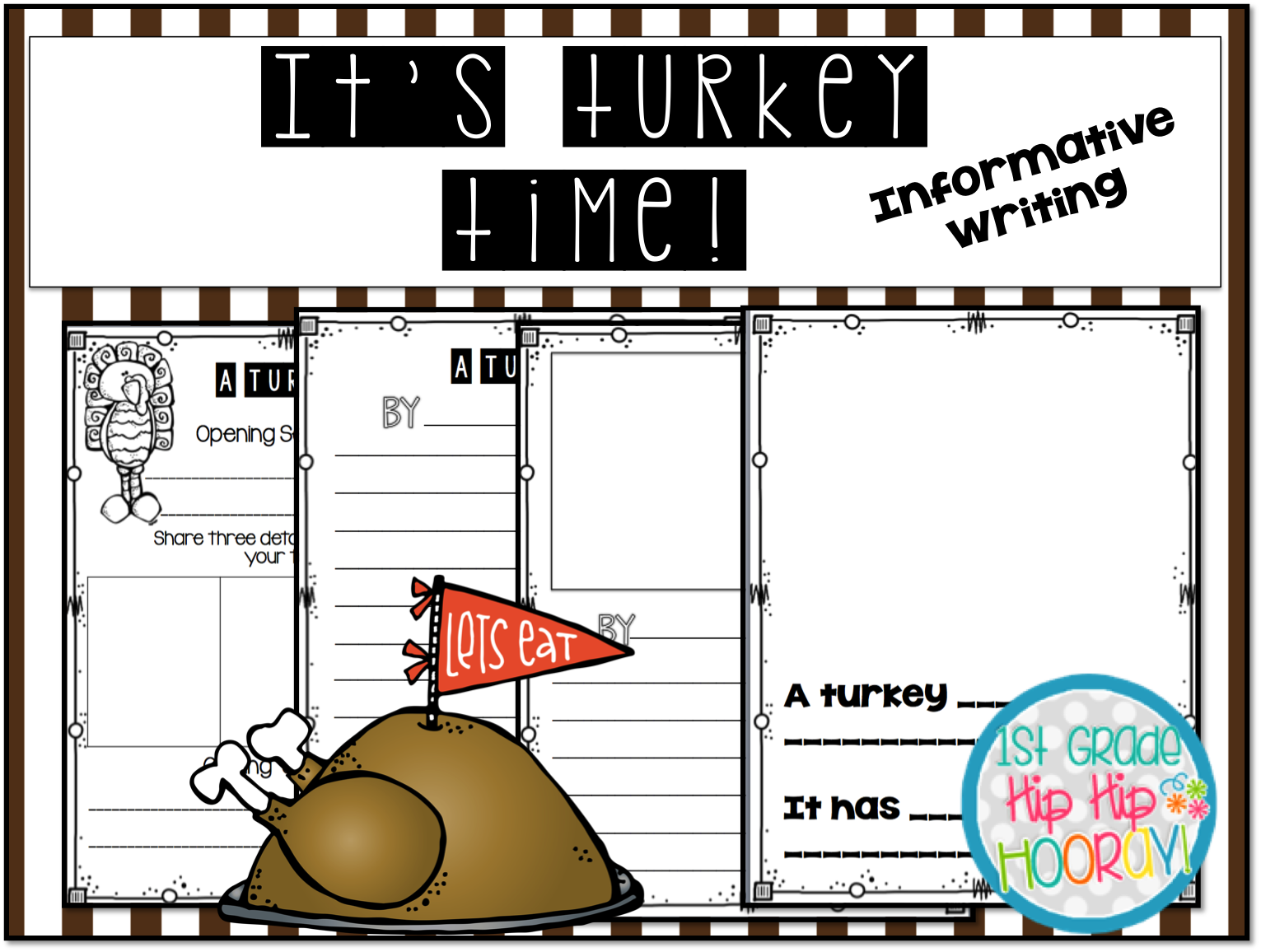 1st Grade Hip Hip Hooray!: It's Turkey Time So ... Let's Talk Turkey!
