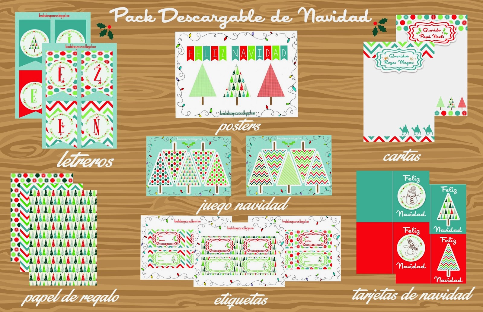 Descargables: Pack imprimible de Navidad para Educación Infantil ...