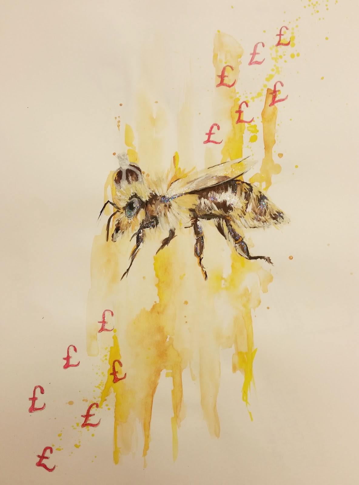 Amber's Textiles: Exploring with observational drawings