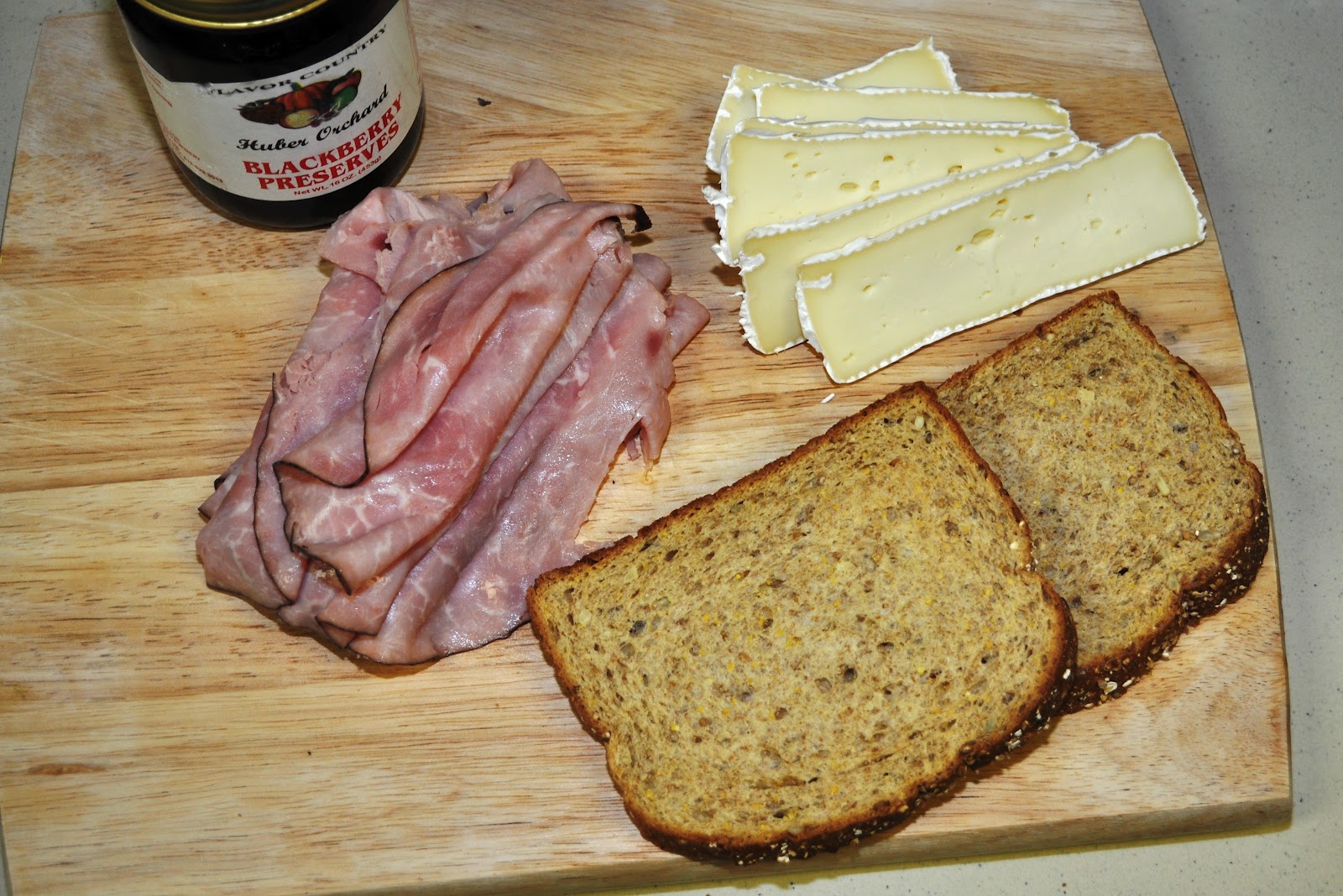 Kate's Kitchen: Ham, Brie and Black Raspberry Melts