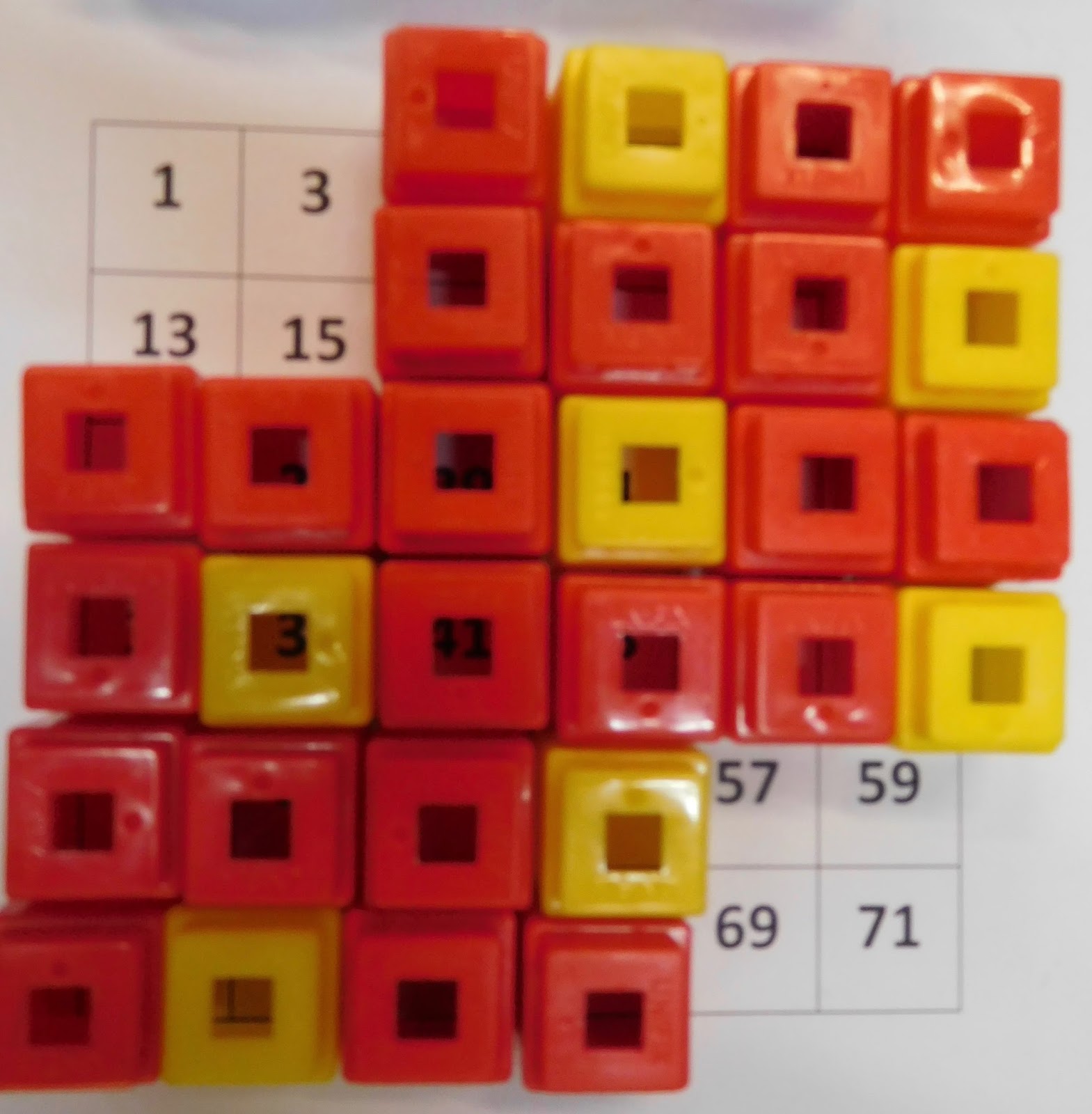 Authentic Inquiry Maths: Numbers under the pattern