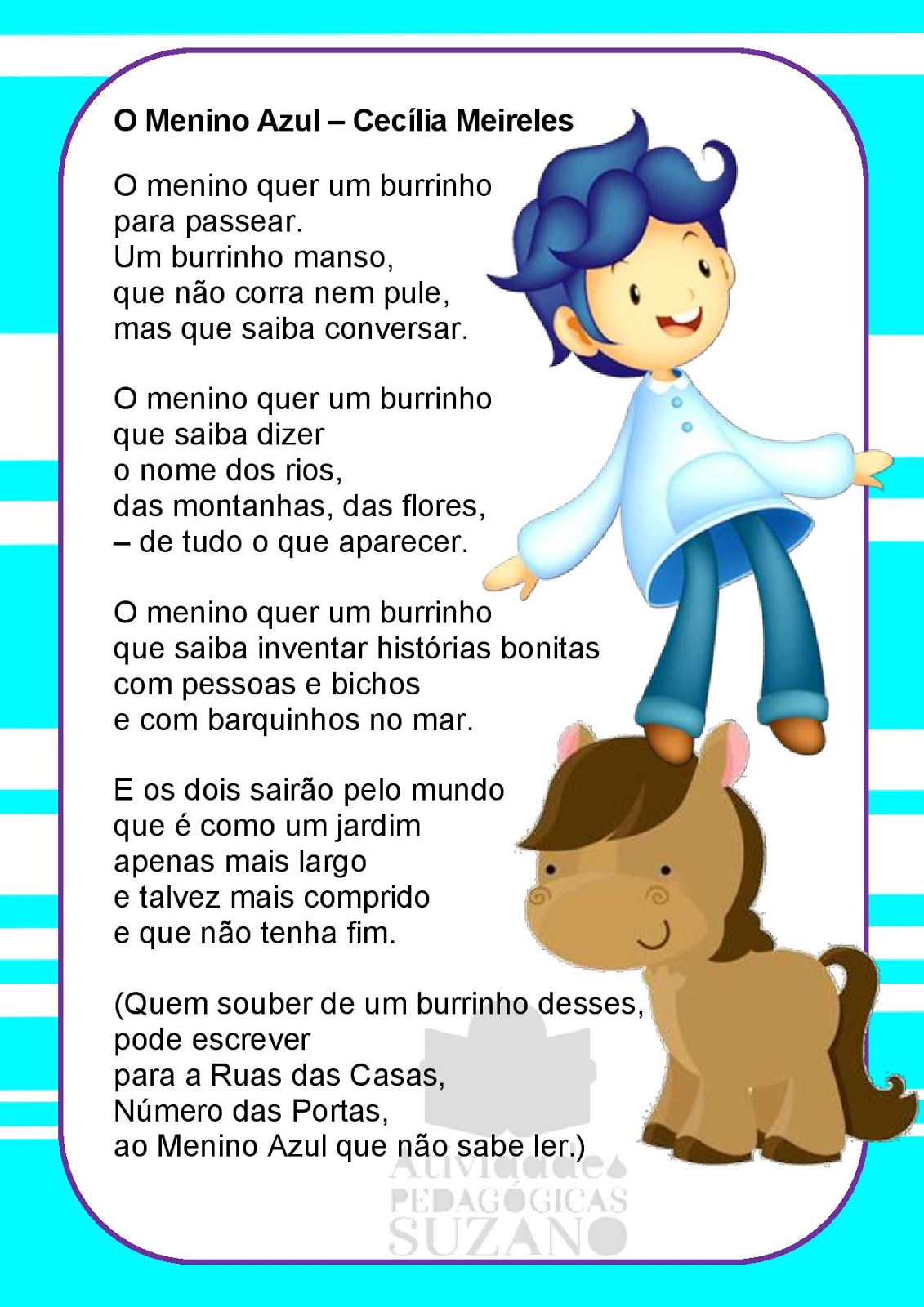 Cartazes com poesias ilustrados EM PDF