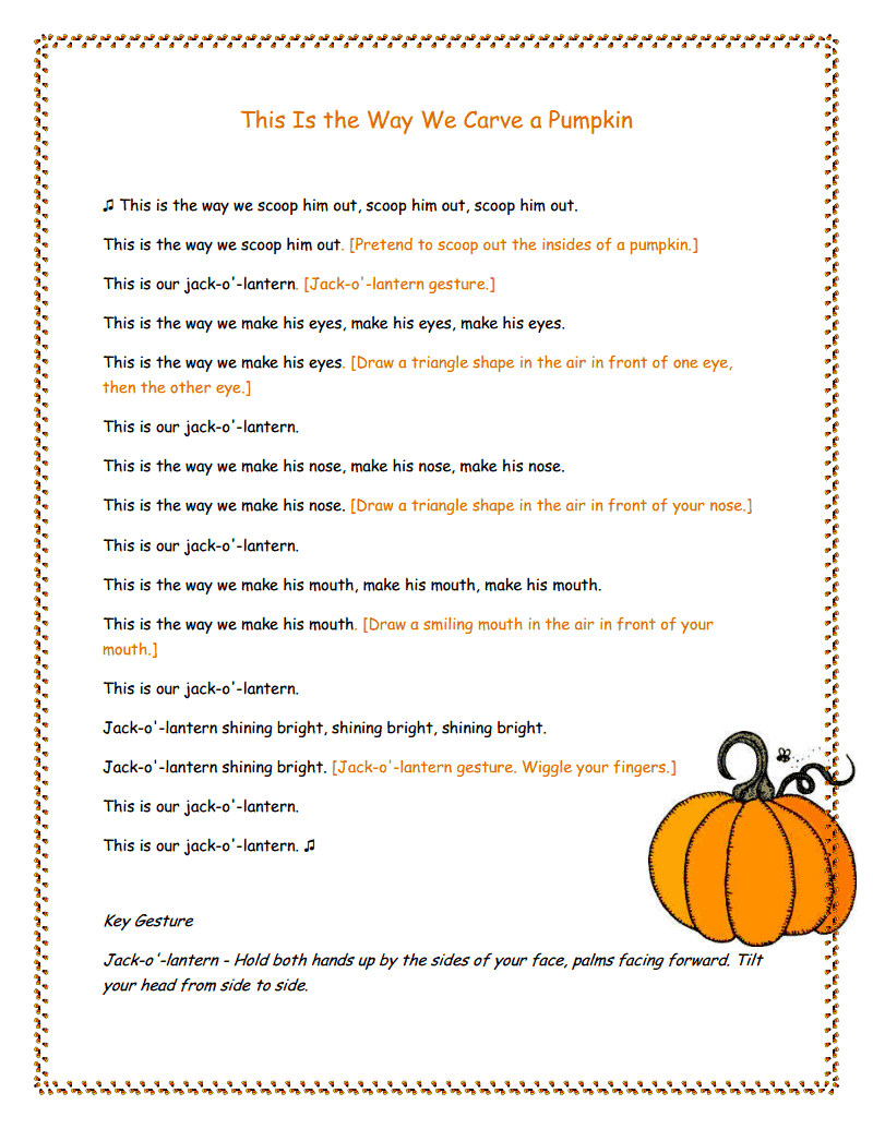 Literacy Minute: Halloween Songs for Shared Reading