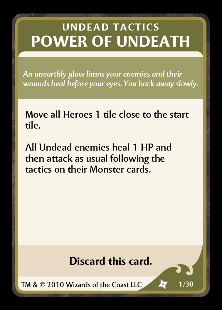 DnD Adventure System - AI Tactics Cards - Hall or Nothing - Thematic ...