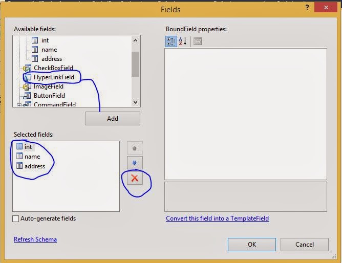 Add Hyperlink field into GridView control in ASP.NET