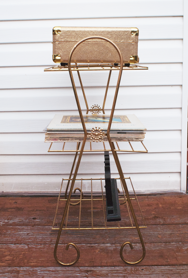 fox and gypsy: Repurposed; record rack