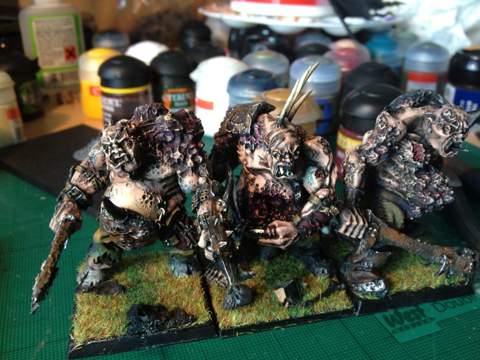 The Rusty Workbench: Nurgle Plague Ogres - Festerheart Tribe